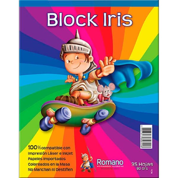 Block Iris 35 Hojas 80 Grs – Librería Nueva Generación